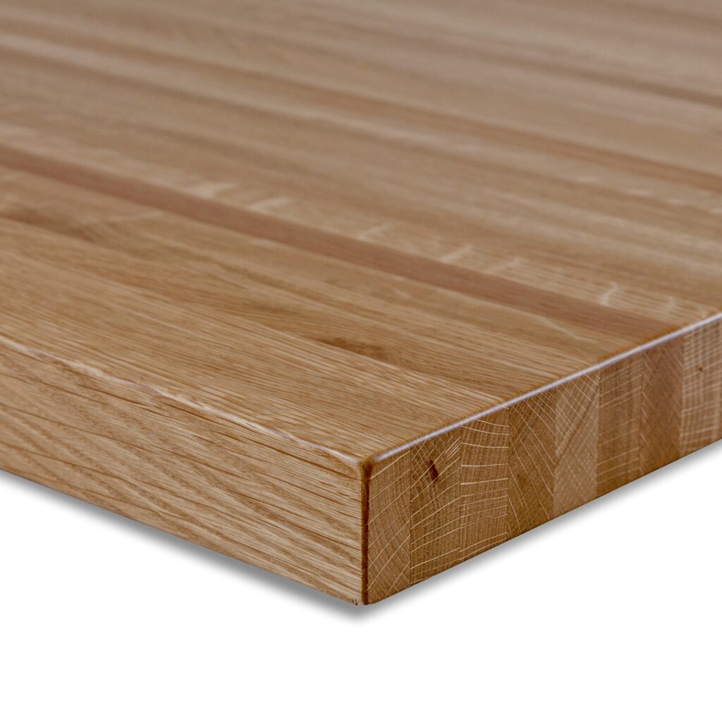 Butcher Block Oak Restaurant Table Tops-Original Color